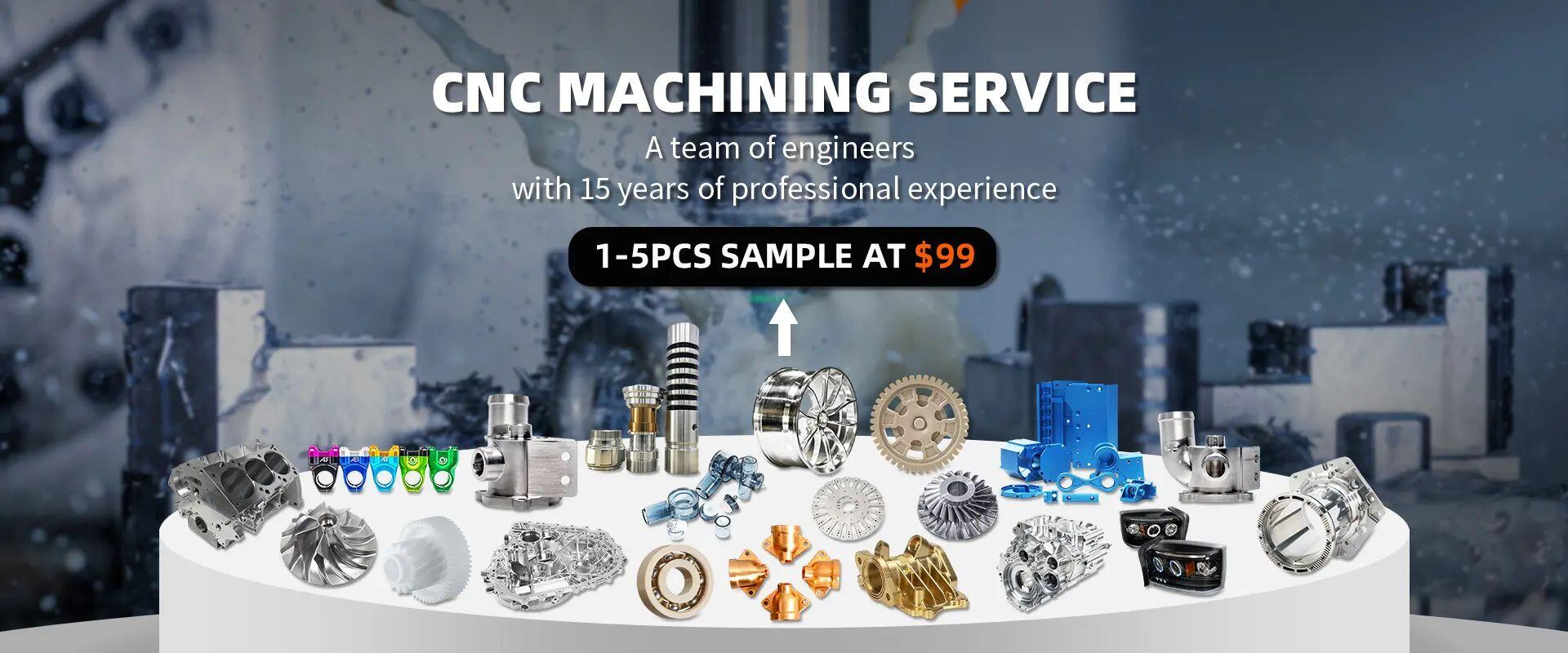 5 axis CNC Machining Services Turning Parts - AN-Prototype